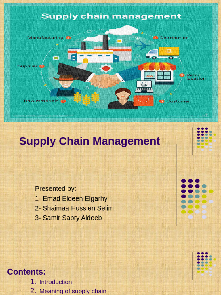 Understanding Supply Chain Management | PDF | Supply Chain Management ...