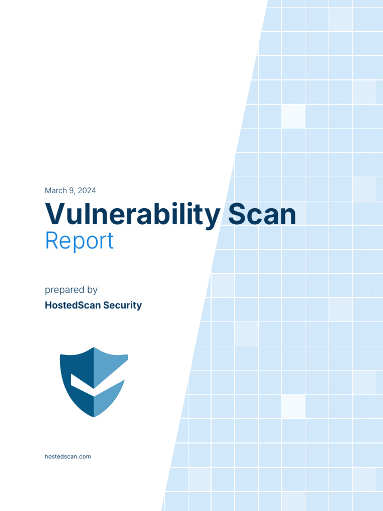 Scanning Vulnerability Repote | PDF | Port (Computer Networking) | Telecommunications