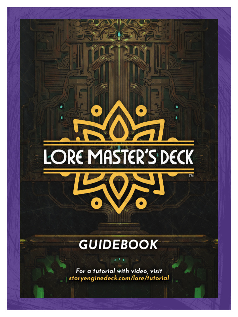 0 - Lore Master's Deck Guidebook1 | PDF | Folklore