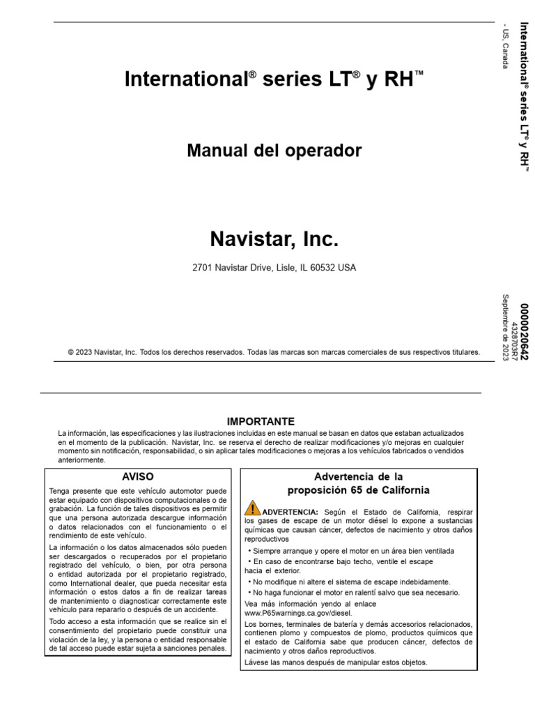 Manual LT y RH | PDF | Embrague | Vehículos terrestres