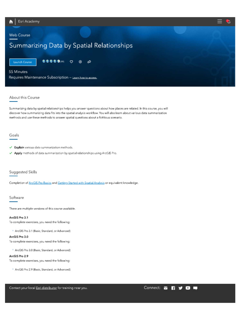 Summarizing Data by Spatial Relationships | PDF