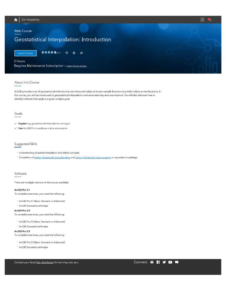 Geostatistical Interpolation - Introduction | PDF