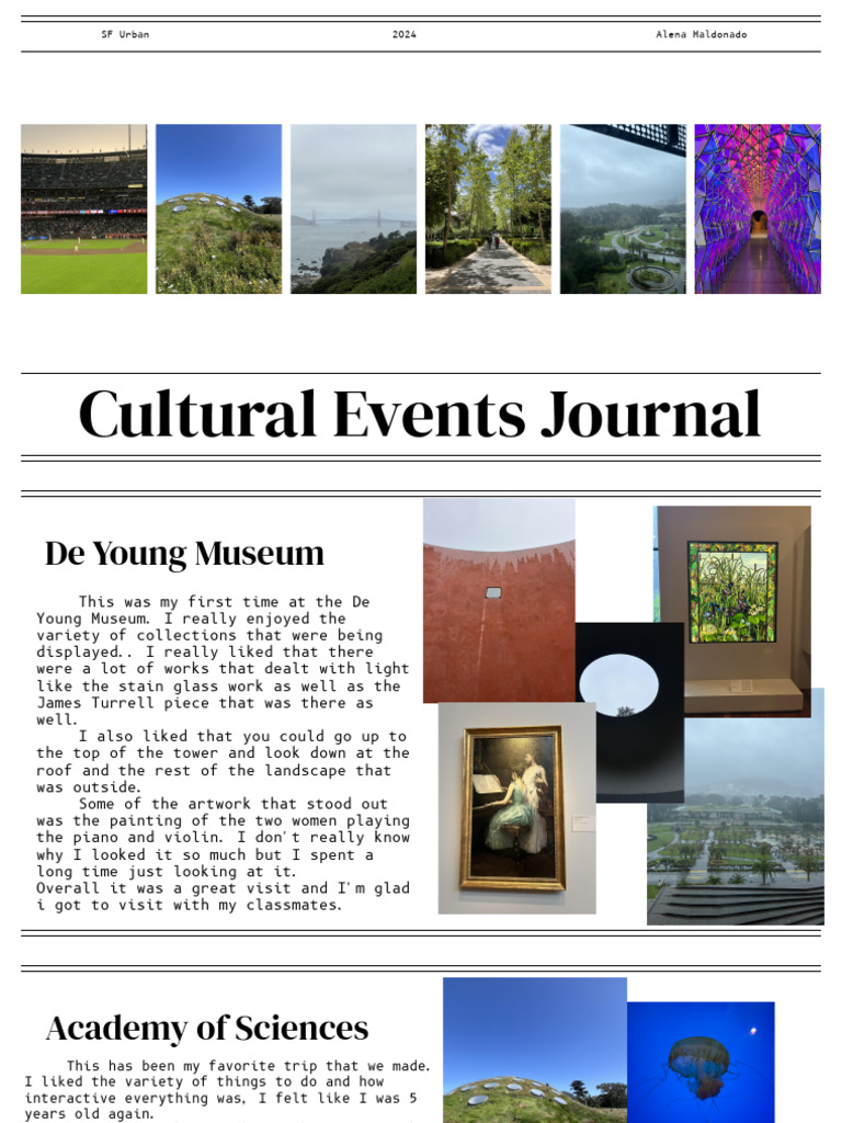 Cultural Events Journal | PDF