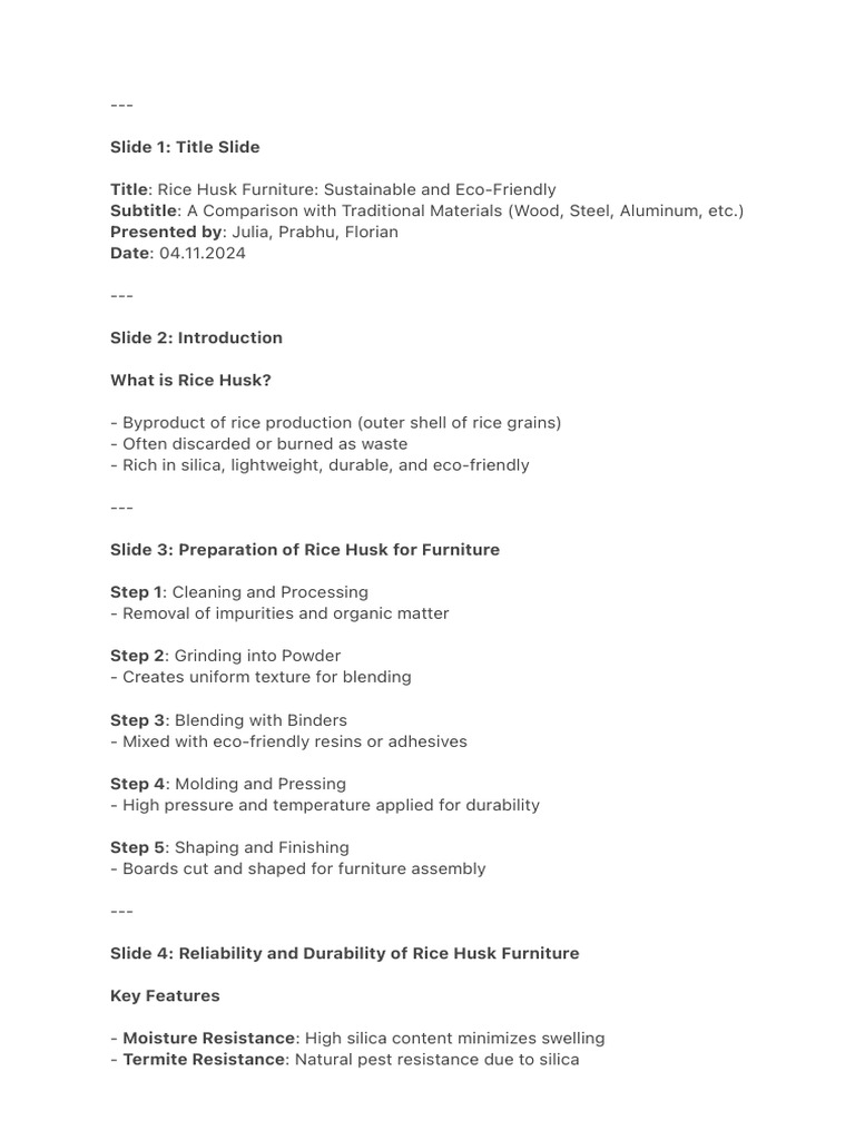 Rice Husk | PDF | Rice | Waste