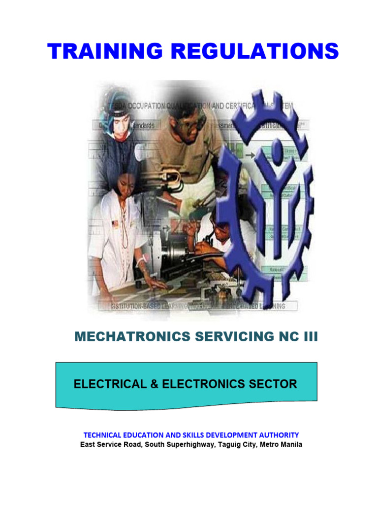 Mechatronics Servicing NC III Standards | PDF | Communication | Negotiation