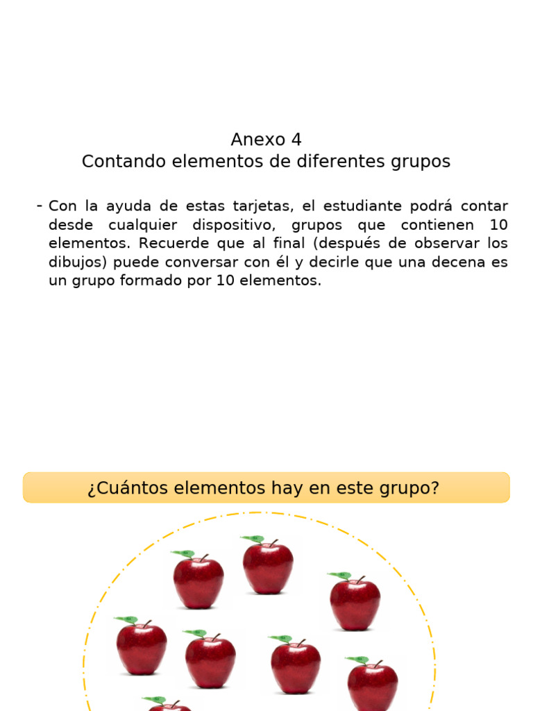 Anexo 4 - Contando Los Elementos | PDF