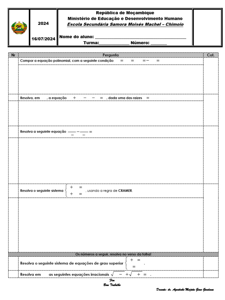 Acs 3 de Matematica 2024 VC | PDF