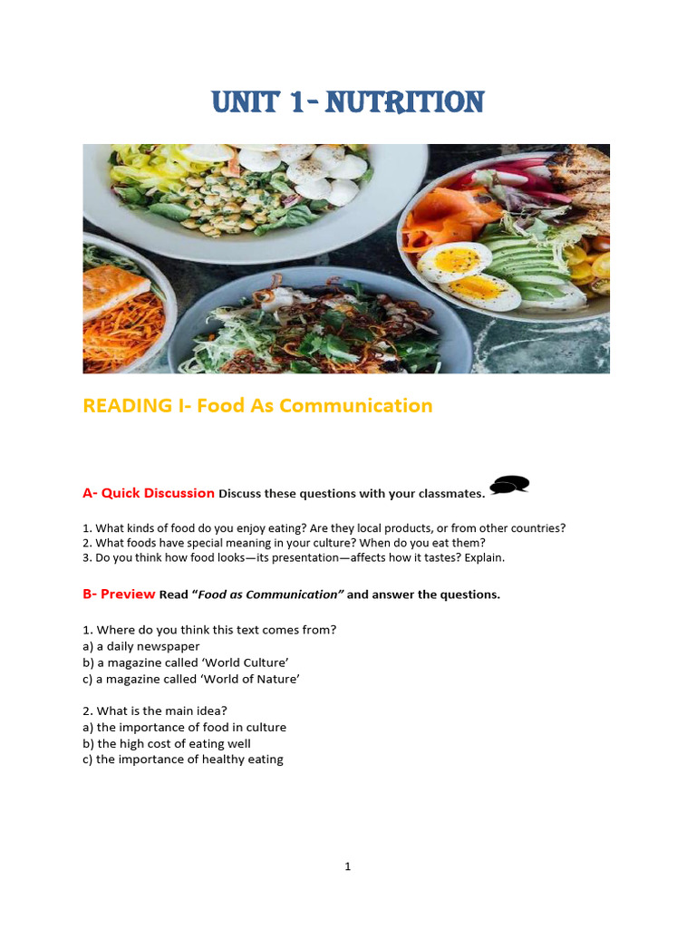 Unit 1 2ND Term B Booklet | PDF