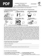 Healthy Lifestyle and Habits Comprehension | PDF