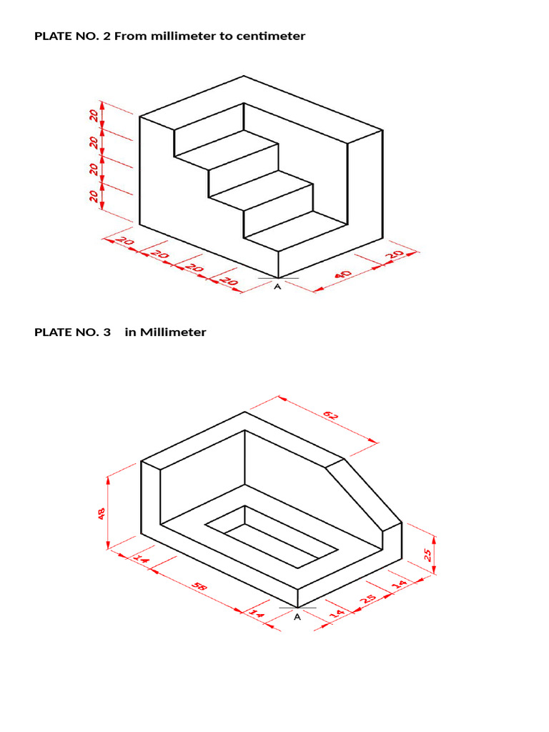 Isometric and Orthographic Drawing | PDF