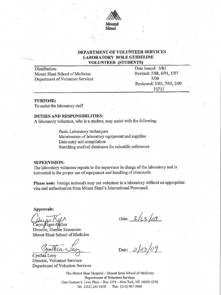 Basic Science Acceptance and Orientation Forms | PDF