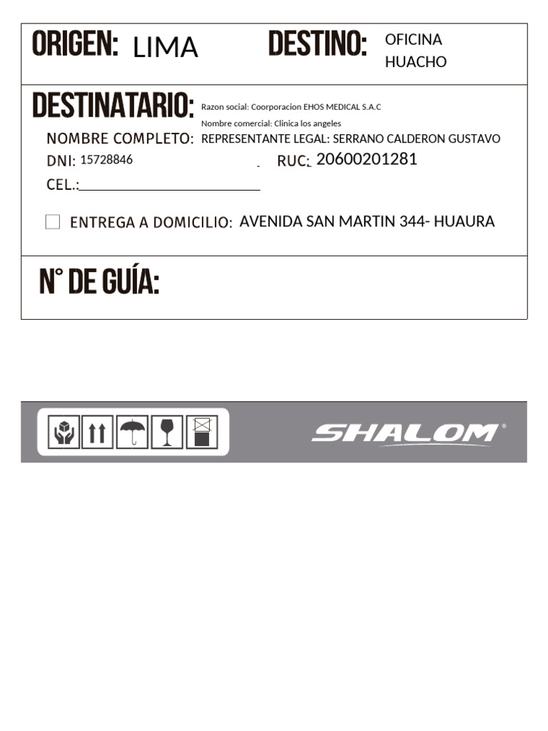 Rotulo Mamá Shalom | PDF