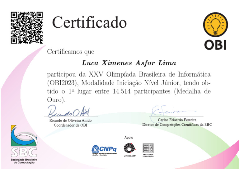 Certificado | PDF