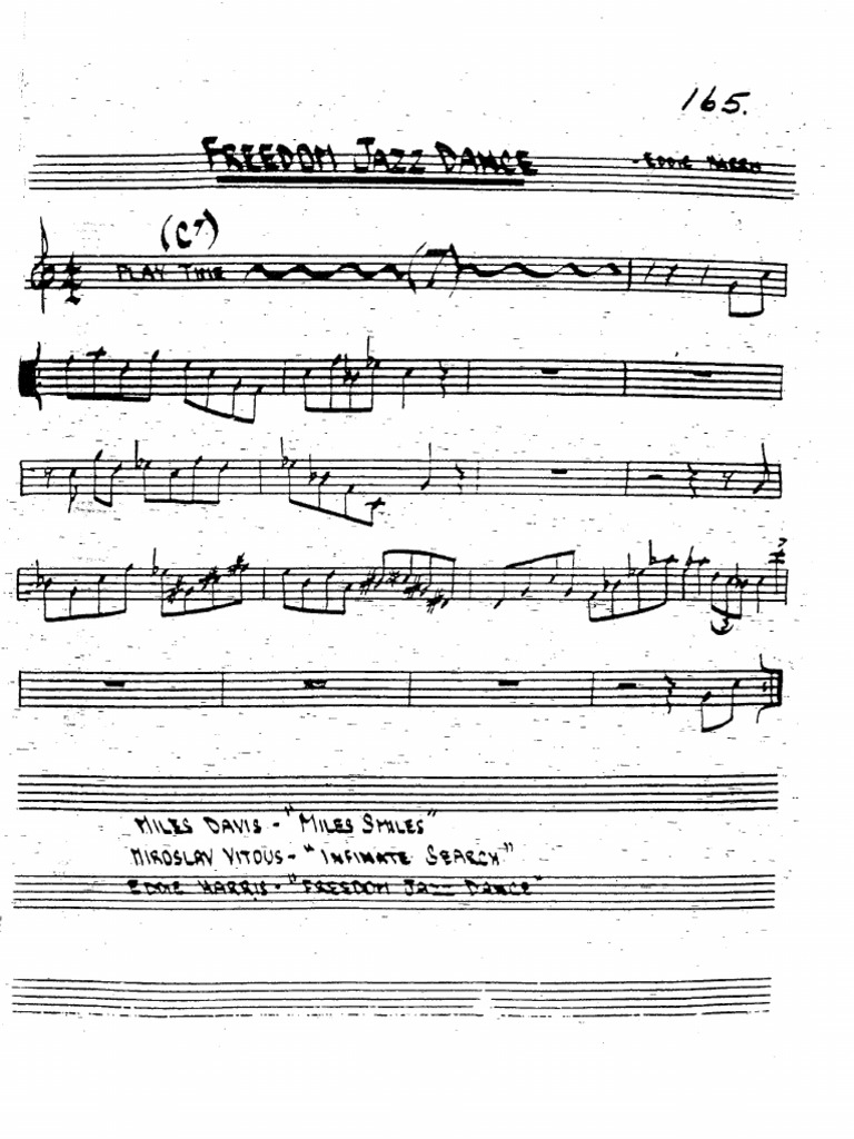 Freedom Jazz Dance (Bb) | PDF