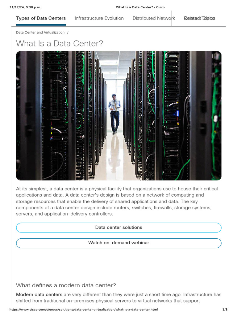 Understanding Modern Data Centers | PDF | Cloud Computing | Data Center
