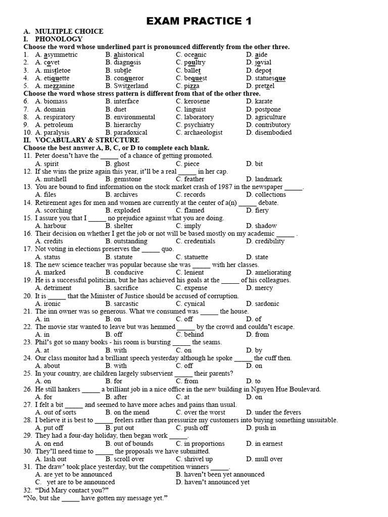EXAM PRACTICE 1 | PDF | Robot | Robotics