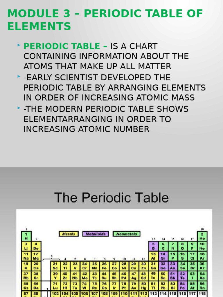 Understanding the Periodic Table | PDF | Periodic Table | Physical ...