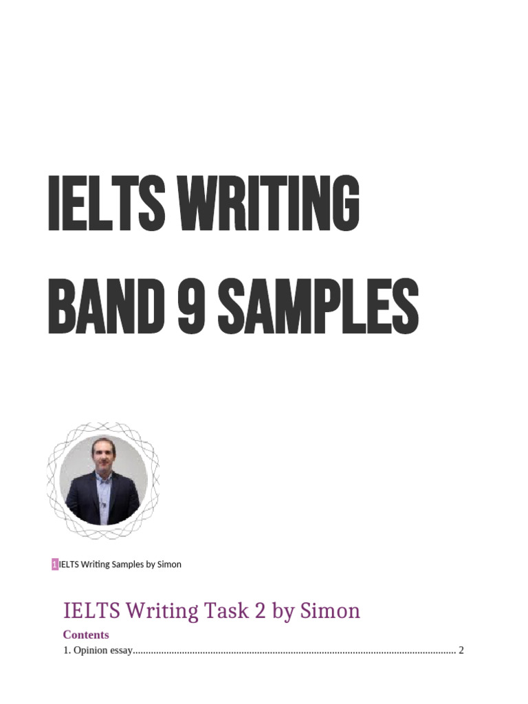Simon Writing Task 2 Samples (Theo Types) | PDF | Climate Change | Salary