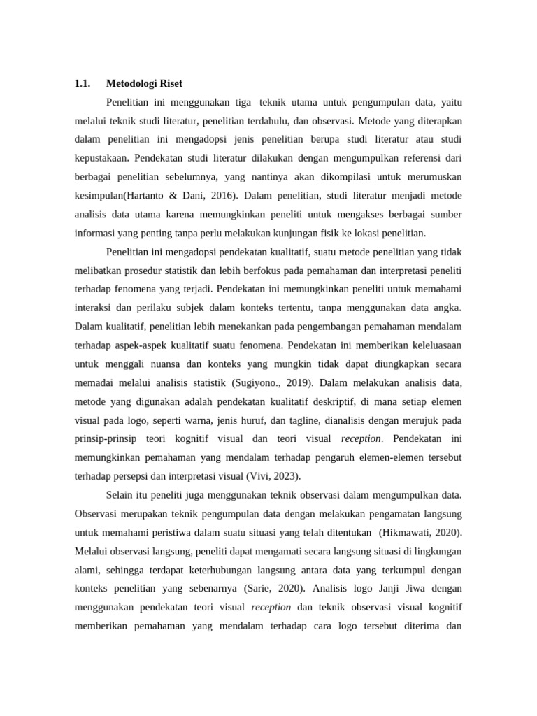 Metodologi Riset | PDF