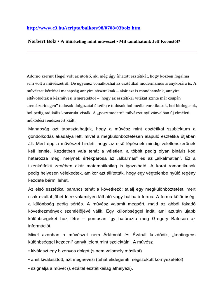 Boltz Jeff Koons | PDF