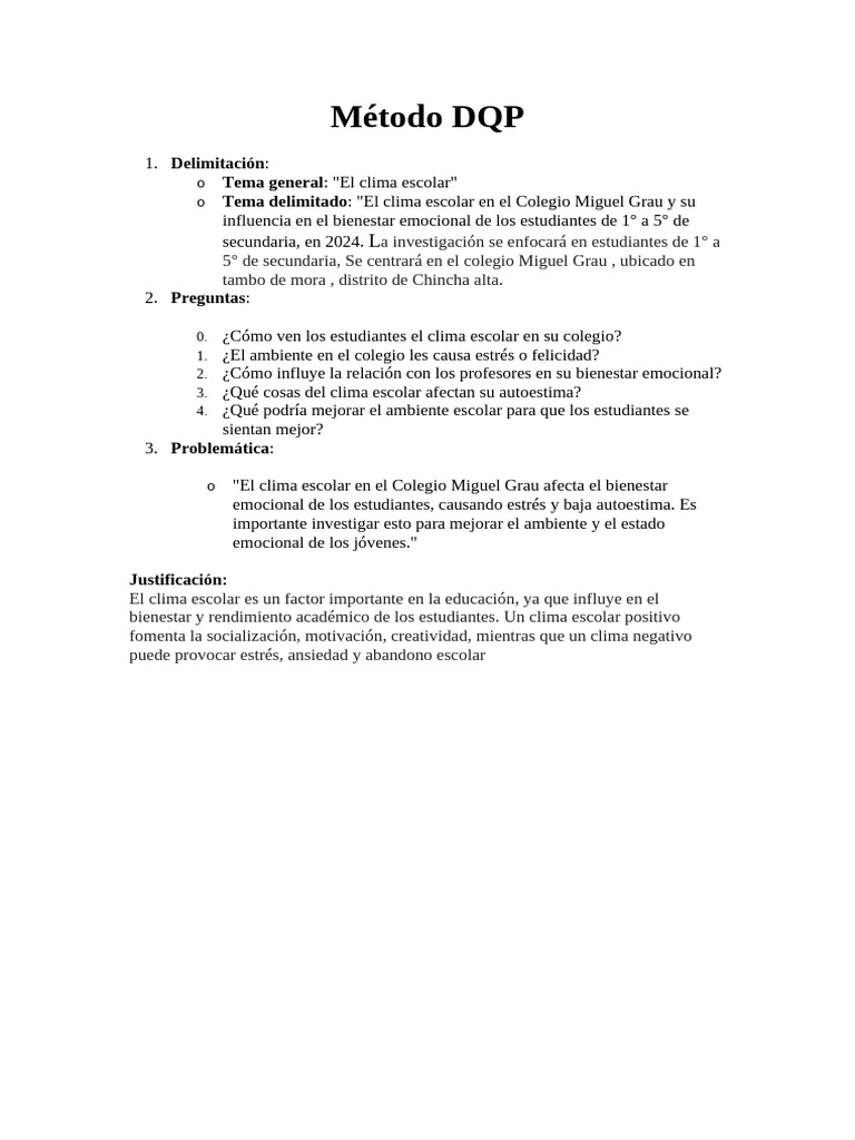 Método DQP | PDF