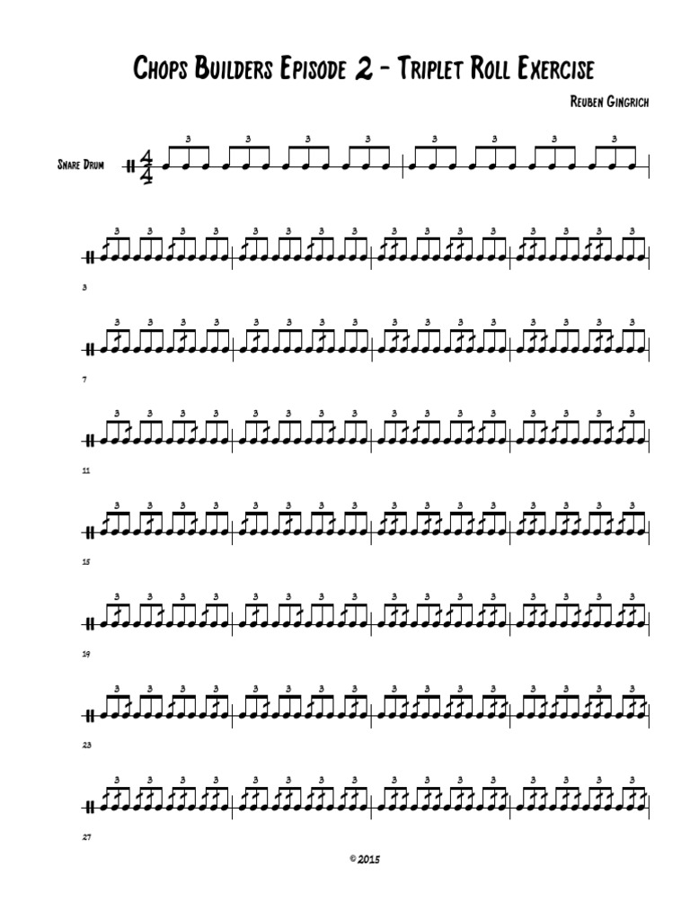 Chops-Builders-Episode-2-Triplet-Roll-Exercise | PDF