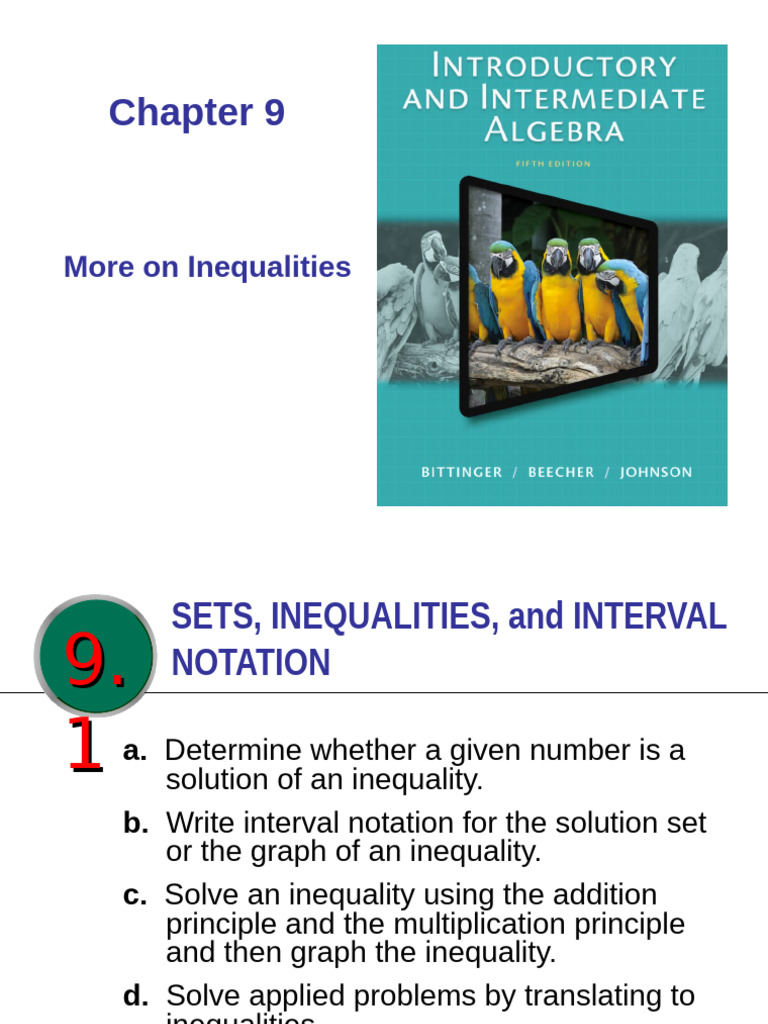 Chapter 9(1) | PDF | Mathematical Relations | Algebra