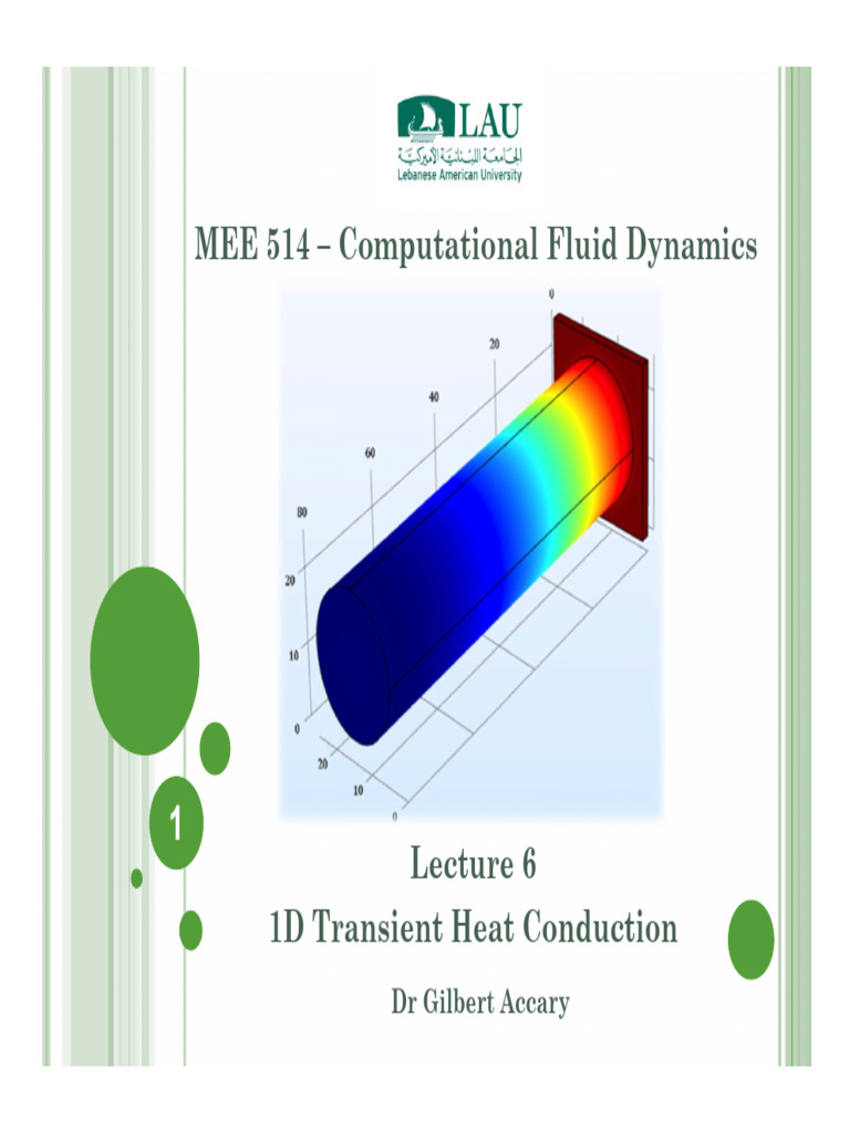 Lecture-06 - 1D Transient Heat Conduction | PDF | Differential Calculus ...