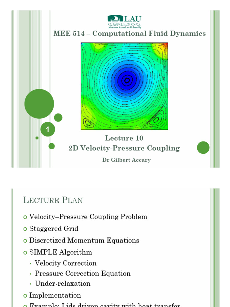 Lecture-10 - 2D Velocity-Pressure Coupling | PDF | Navier–Stokes ... Lecture-10 - 2D Velocity-Pressure Coupling | PDF | Navier–Stokes ...