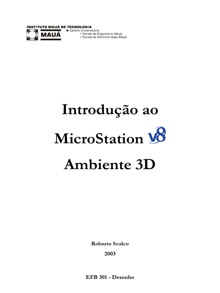Introdução ao MicroStation V8 3D | PDF | Janela (informática) | Vértice ...