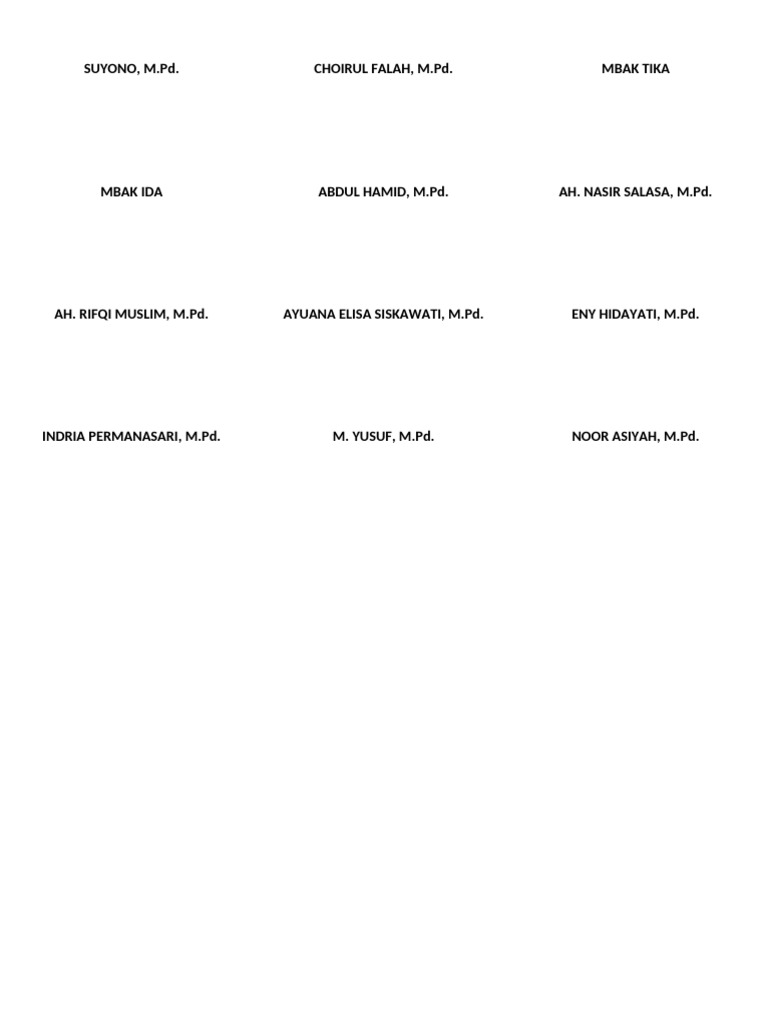 Edit Nama | PDF