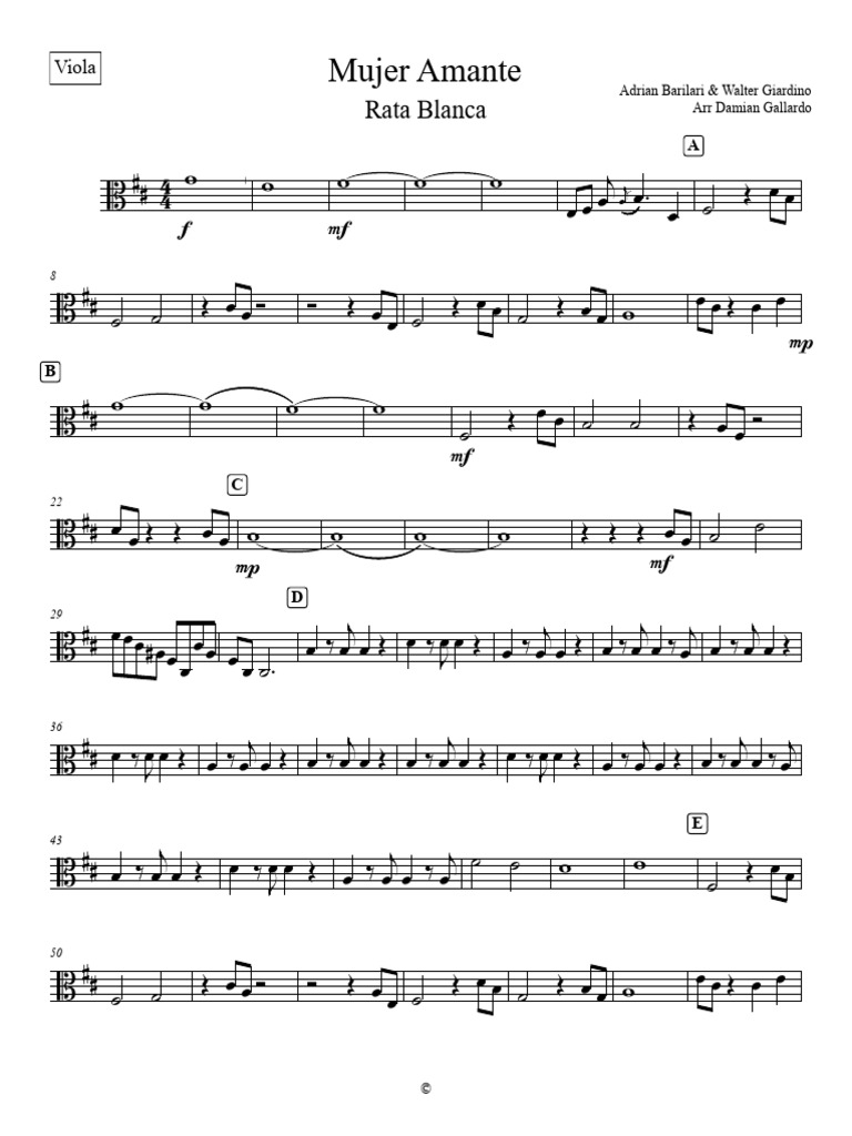 Viola Mujer Amante | PDF