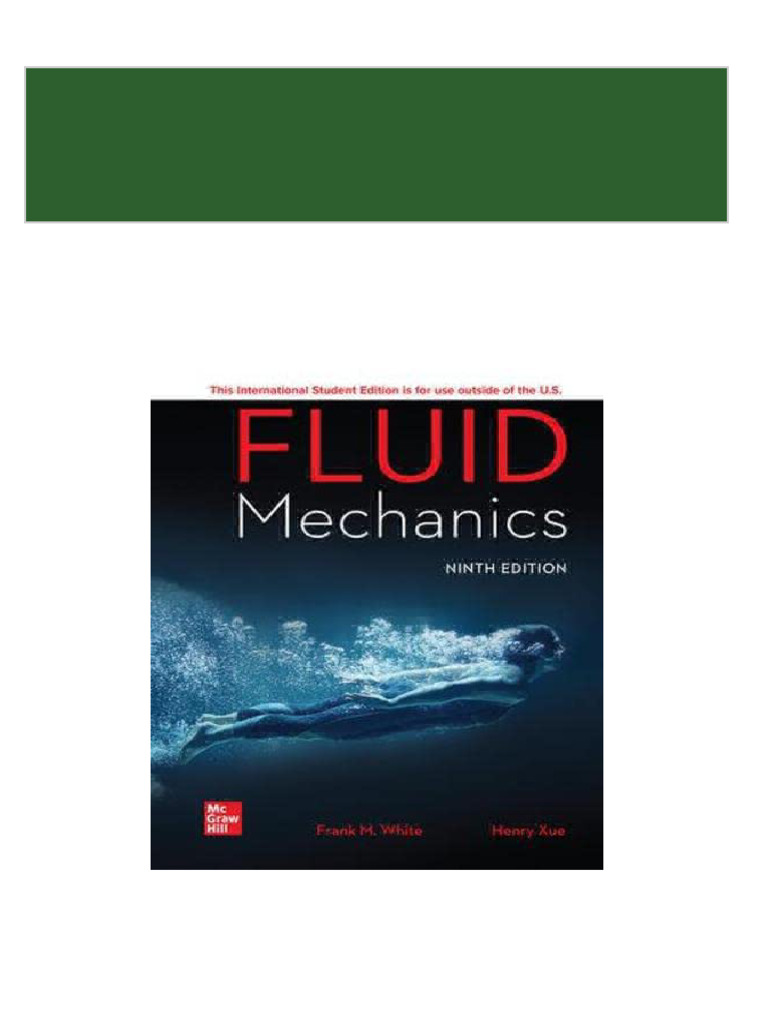 Complete Download Fluid Mechanics (9th Edition) Frank M. White - Ebook PDF PDF All Chapters ...