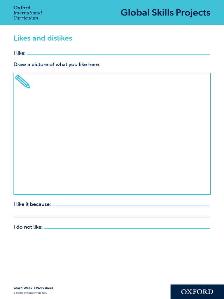 Year 1 Global Skills Worksheets | PDF