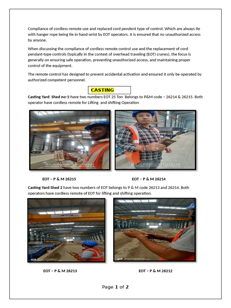 Cordless Remote Control Compliance Guide | PDF