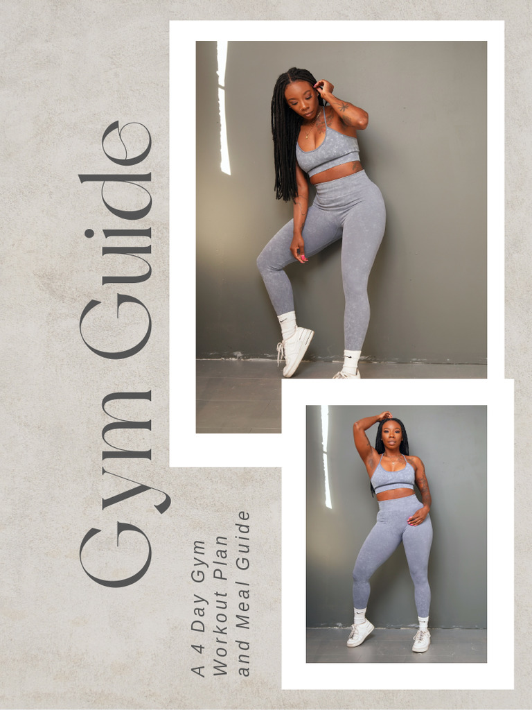 4 Week Gym Guide | PDF | Foods | Cuisine