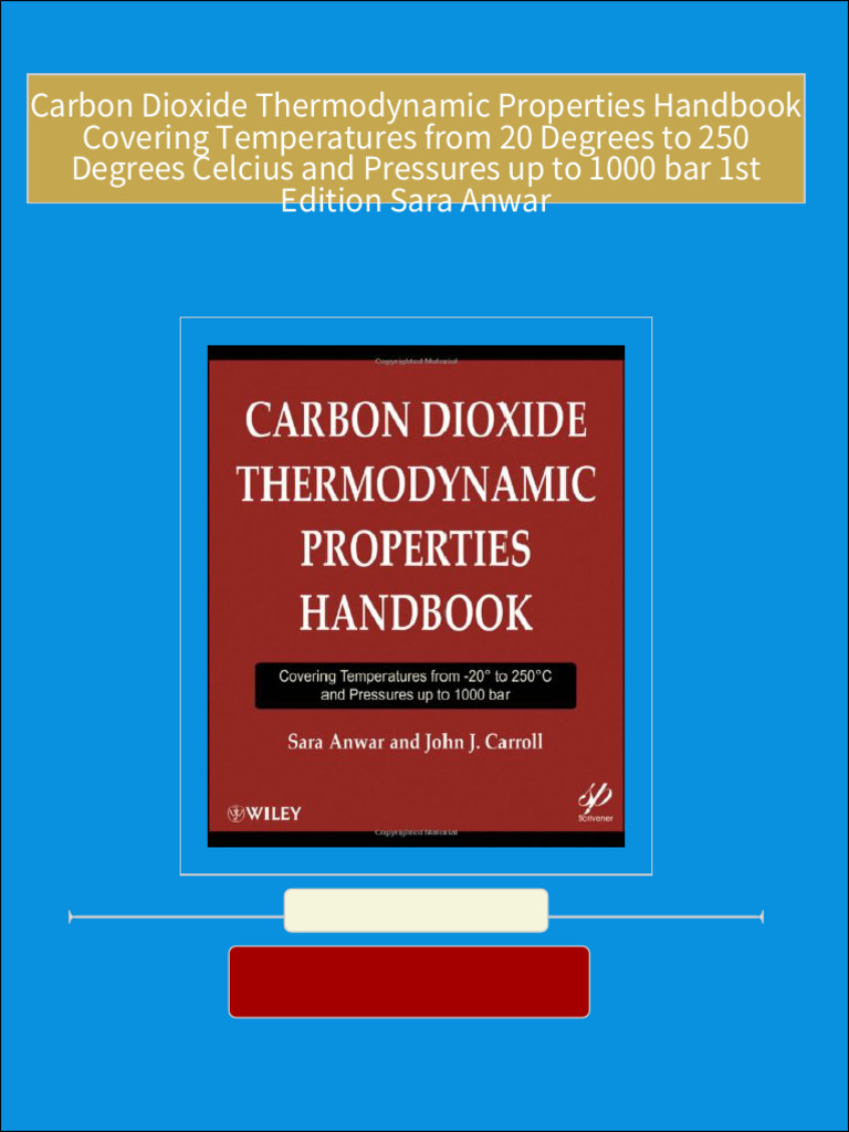 Instant Download Carbon Dioxide Thermodynamic Properties Handbook ... Instant Download Carbon Dioxide Thermodynamic Properties Handbook ...