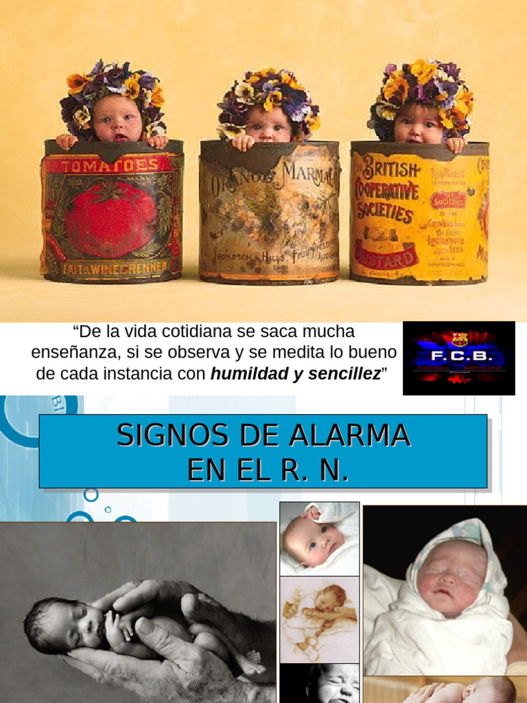 Signos de Alarma en Recién Nacidos | PDF | Infantes | Medicina