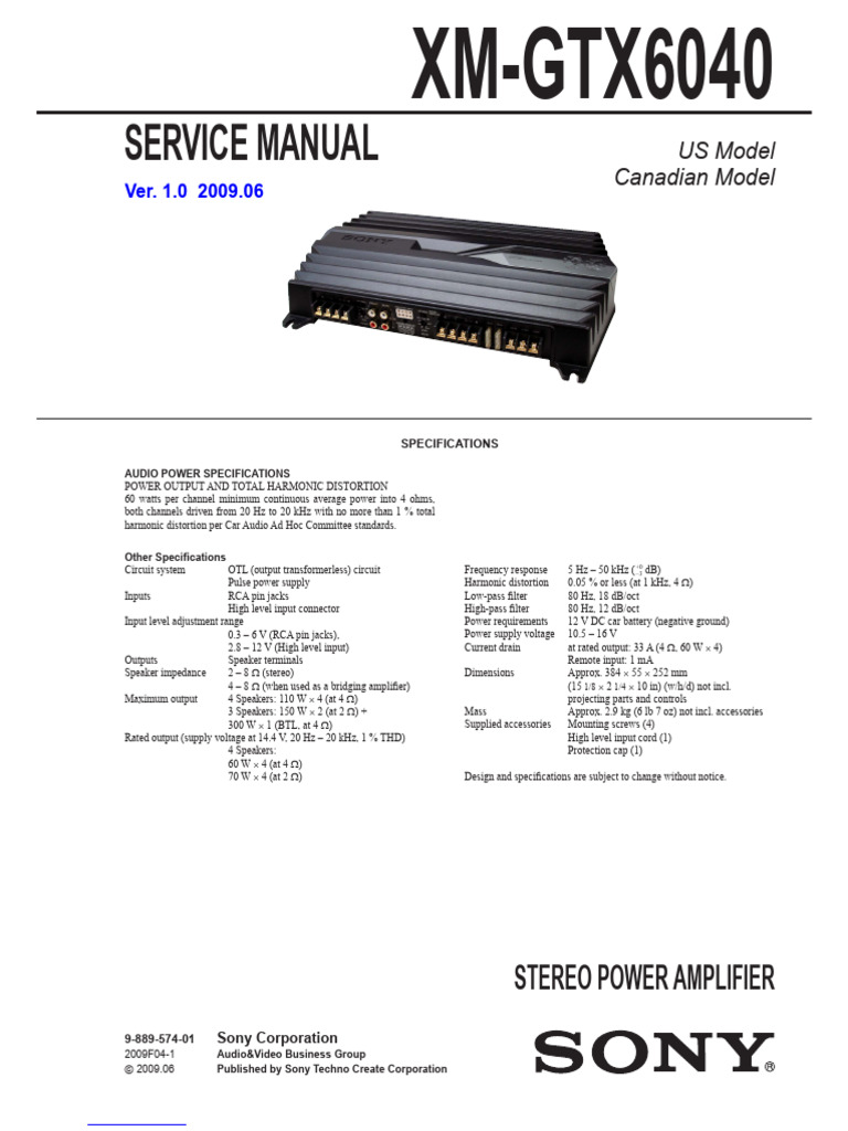 XMGTX 6040 | PDF | Electrical Engineering | Electronics