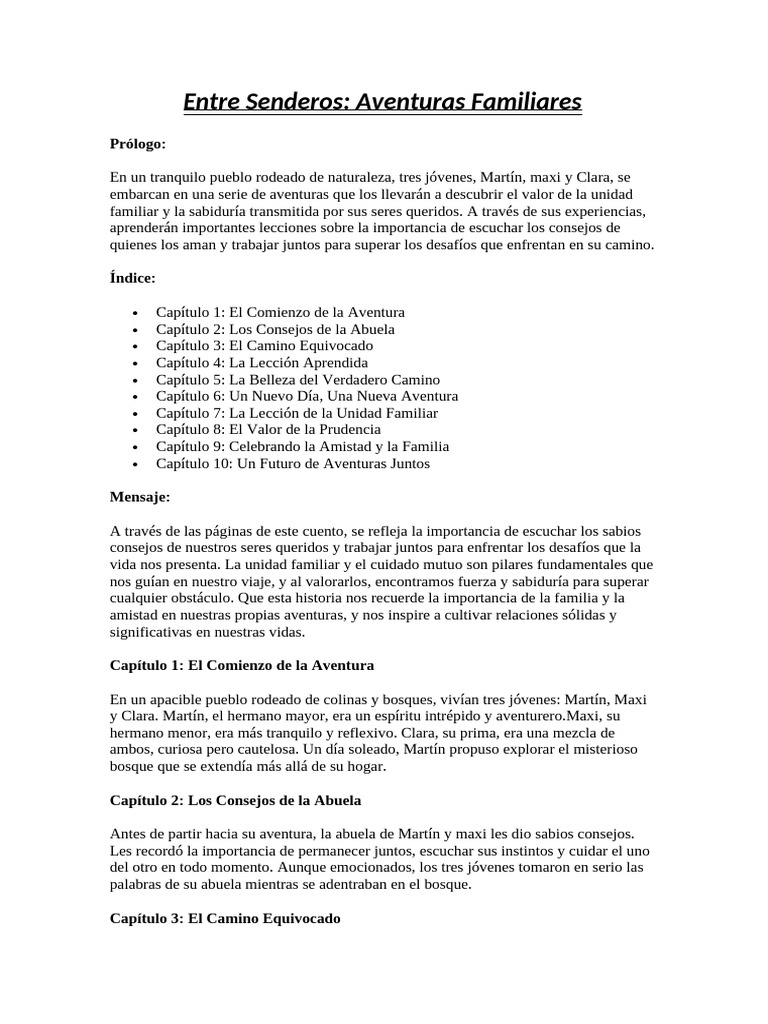 Aventuras en Familia y Sabiduría | PDF | Amor | Sabiduría