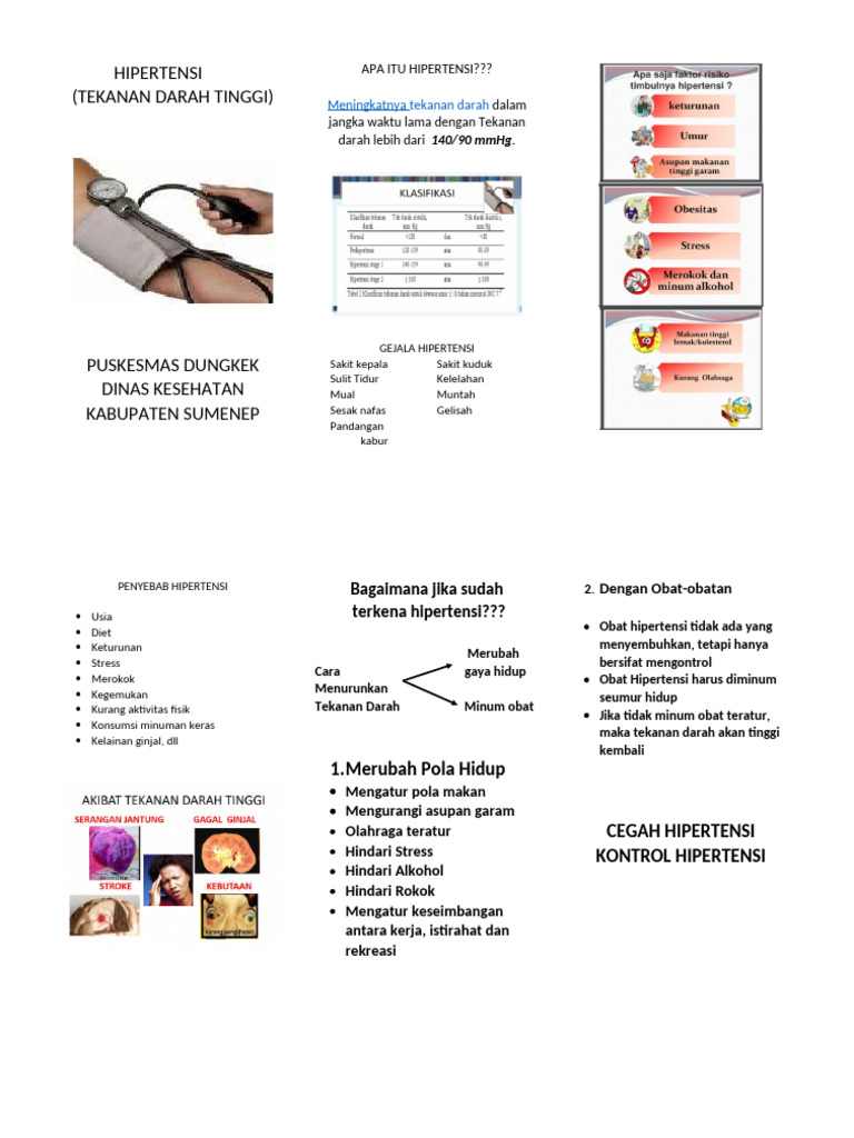 Leaflet HIPERTENSI | PDF