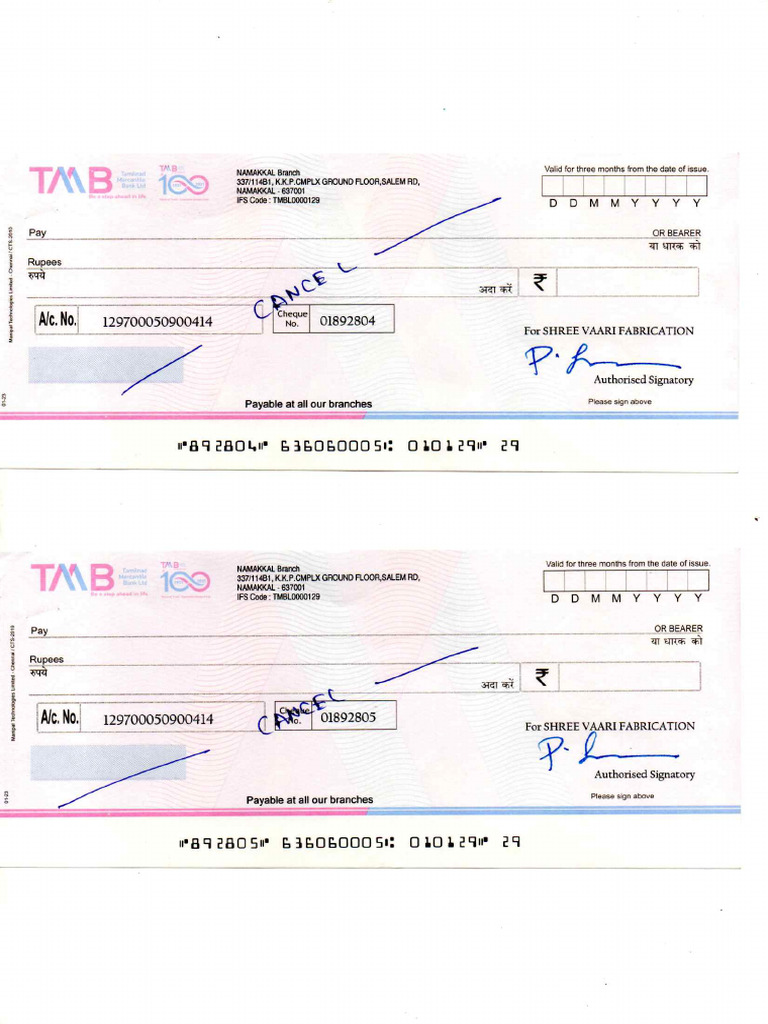 TMB Cheque - 240402 - 111558 | PDF