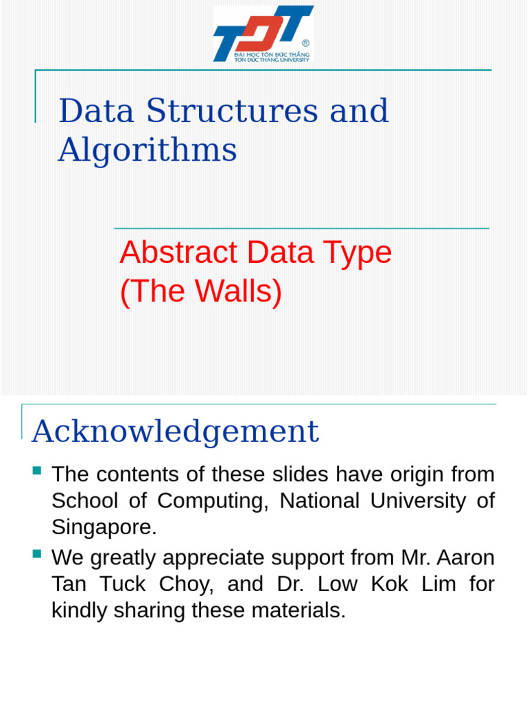 01_ADT | PDF | Data Type | Method (Computer Programming)