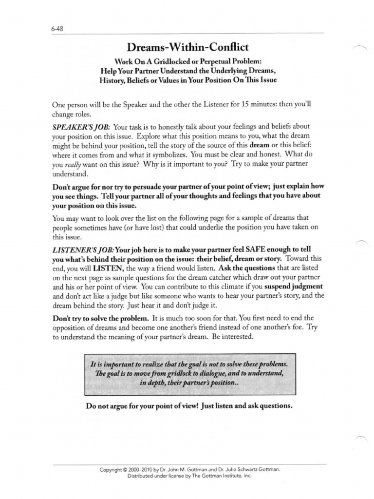 Dreams Within Conflict | PDF