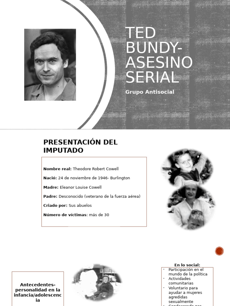Expo-Ted Bundy | PDF | Psicopatía | Sicología