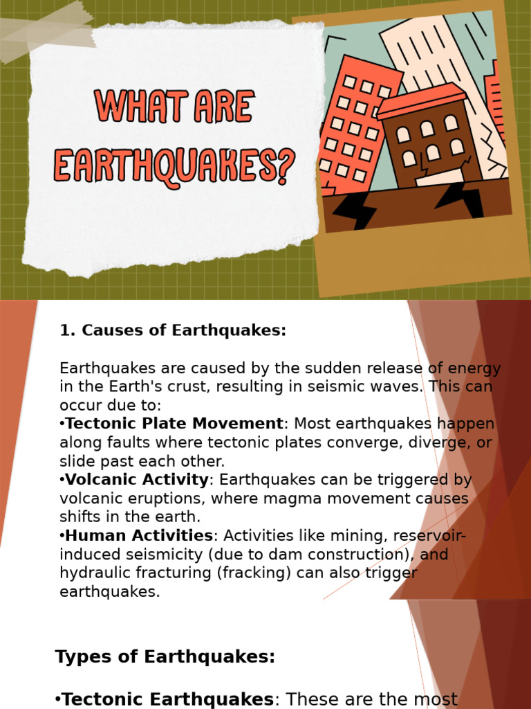 SCIENCE-8-EARTHQUAKES-AND-FAULTS-PPT-1 | PDF | Earthquakes | Moment ...