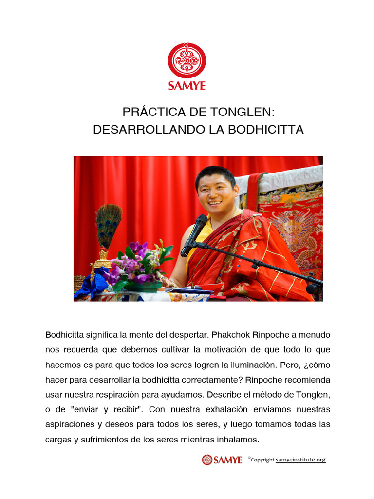 Meditación Tonglen | PDF