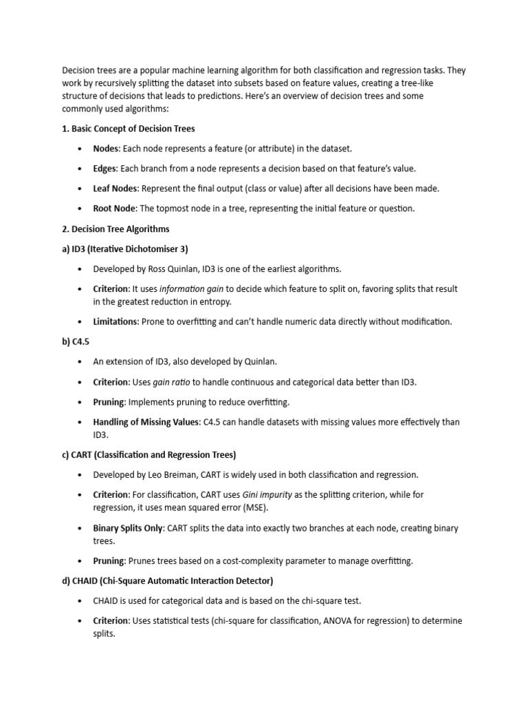 Entropy and Information Gain For Decision Tree Algorithm | PDF | Algorithms And Data Structures ...