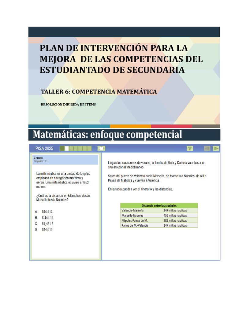 Segundo Taller Sobre PISA | PDF