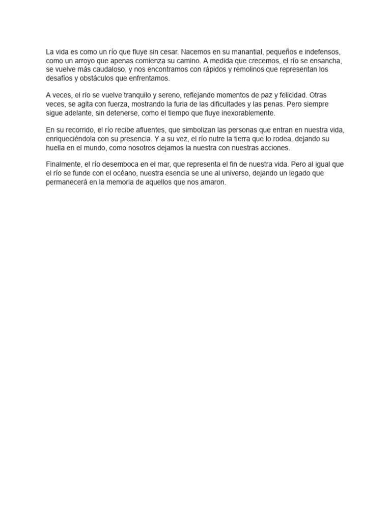 Río Metáfora | PDF